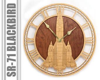 F-4 Phantom II Wooden Wall Clock Navy Air Force Marine | Etsy