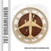 787 Dreamliner Wooden Wall Clock, Aviation Gift, Aircraft Gift ...