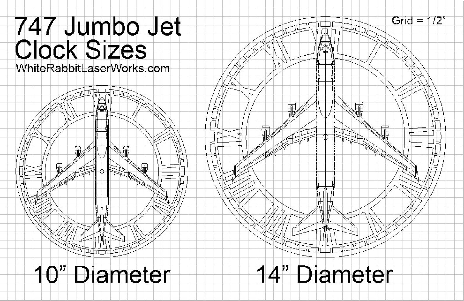 Boeing 747 Jumbo Jet Wooden Wall Clock Aircraft Gift | Etsy