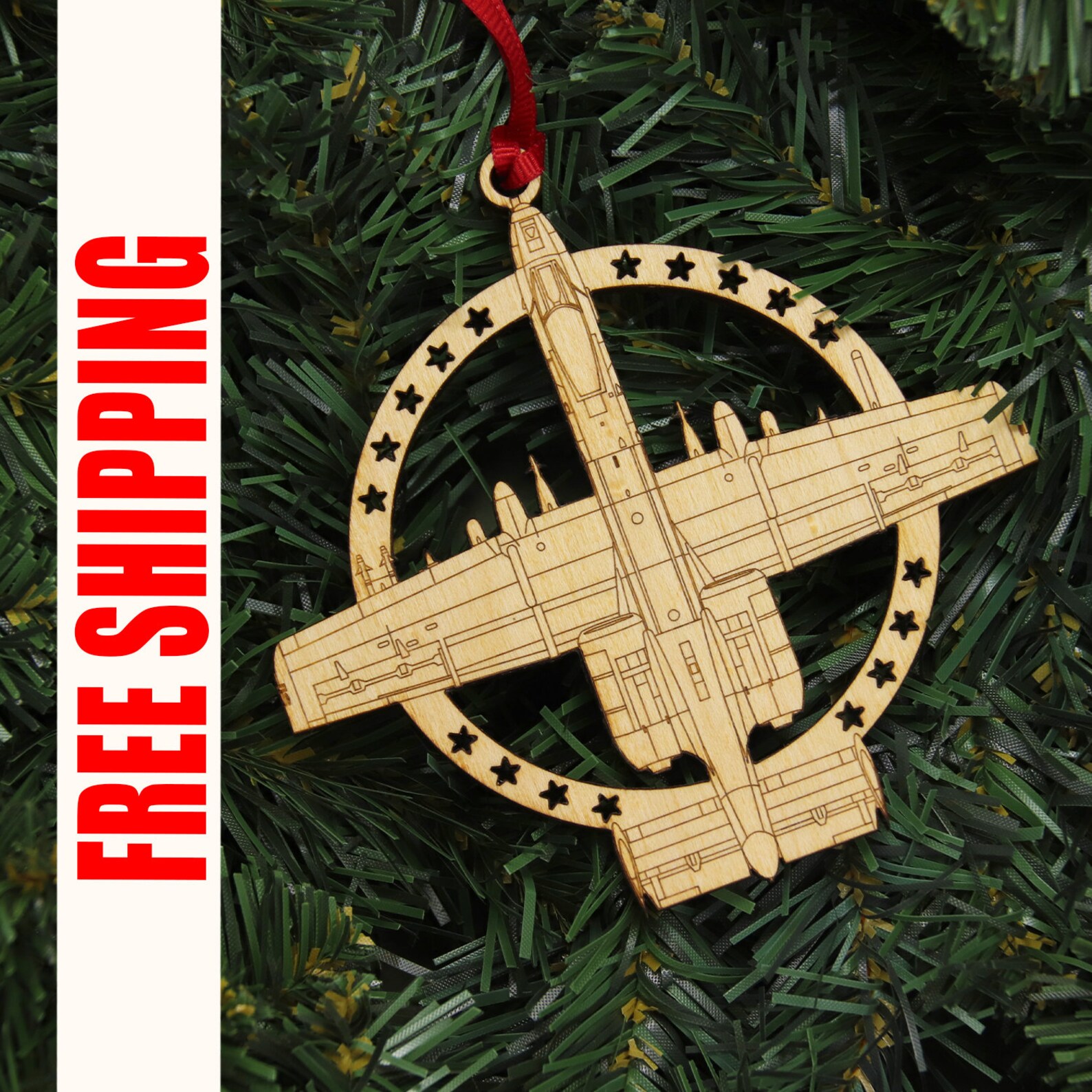 A-10 Warthog Christmas Ornament, Aviation Gifts, Military Gifts, Pilot ...