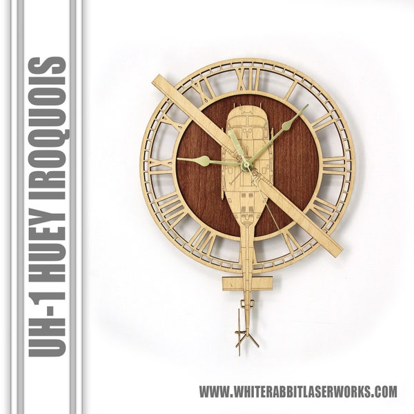 Helicopter Wall Clock - Etsy