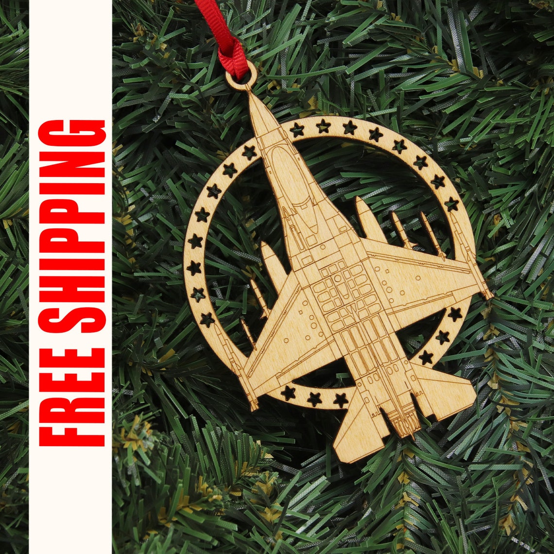 F-16 Fighting Falcon Christmas Ornament, Aviation Gifts, Military Gifts ...