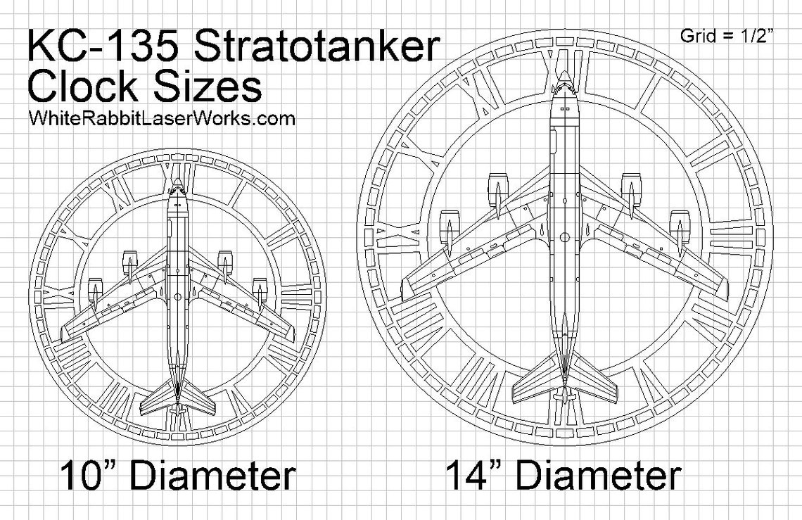KC-135 Stratotanker Wooden Wall Clock United States Air - Etsy