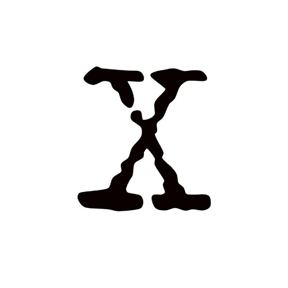 X-files X Vinyl Decal - Etsy