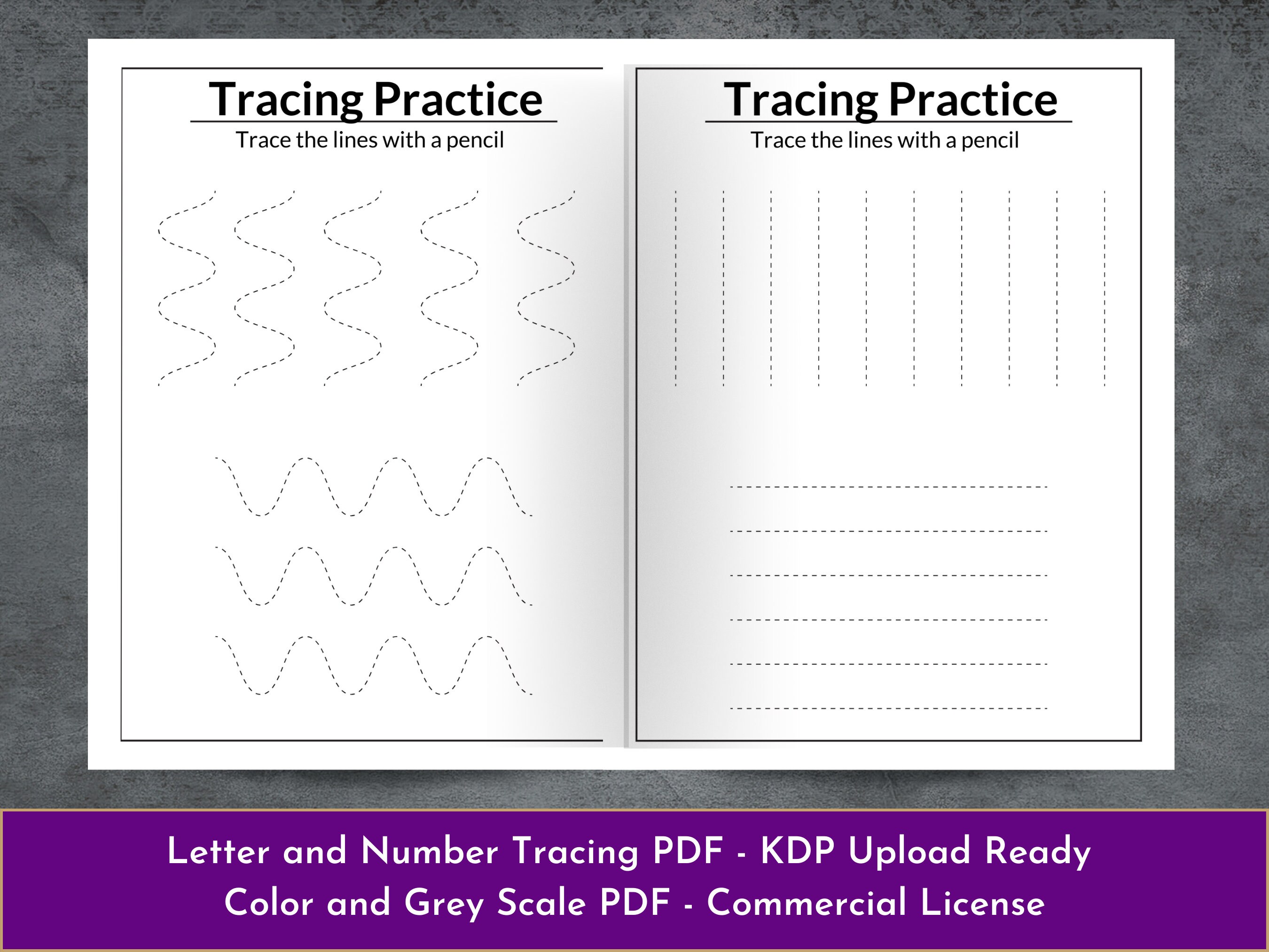 Letter and Number Tracing Canva Template 81 Page PDF Digital Download 8 ...