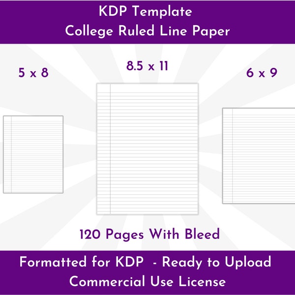 College Ruled Notebook - Etsy