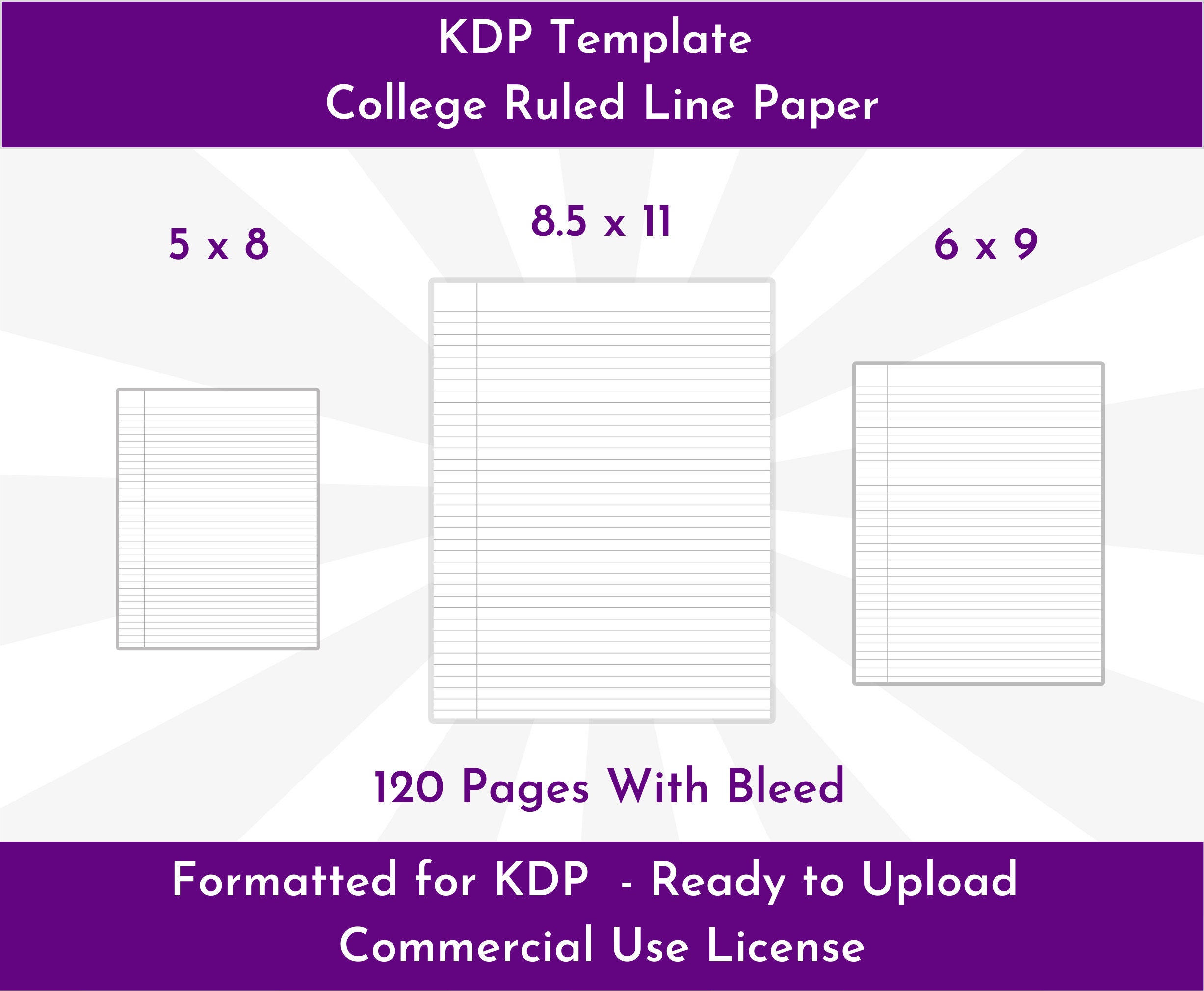 College Notebook Paper Template