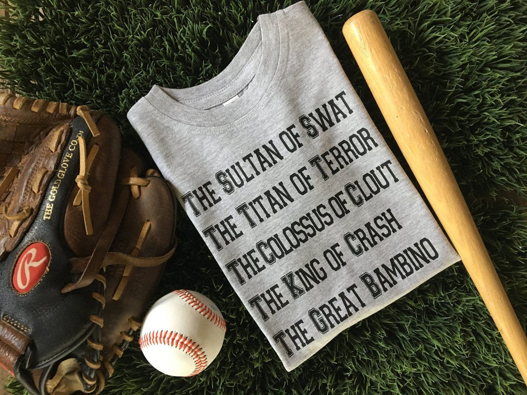 The Sandlot Inspired Babe Ruth Tee//kids Shirts//adult Shirt//baseball ...
