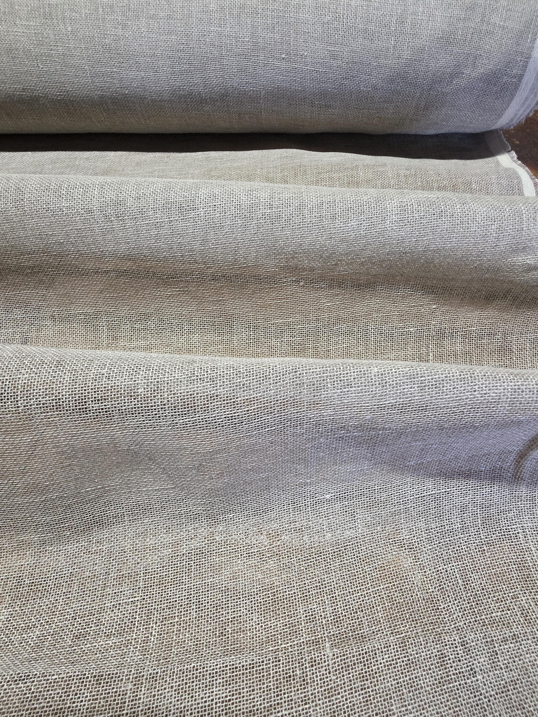Linen Scrim 100% Natural - by the Yard - - Etsy