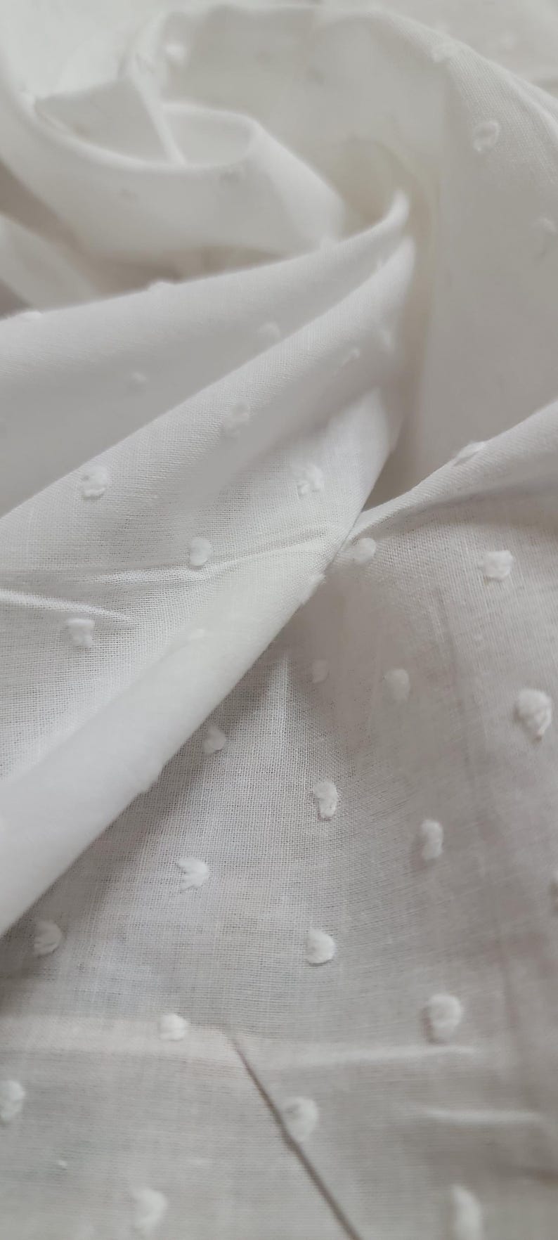 Cotton Swiss Dot Light Weight Woven -by the Yard- - Etsy