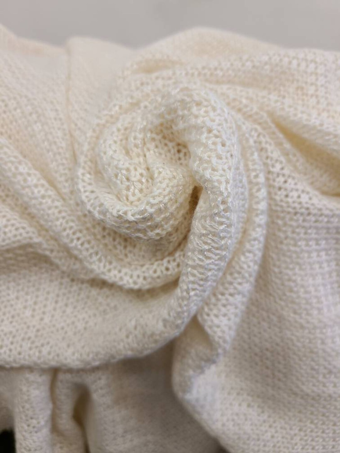 Pfd Jaquard Cotton/rayon Sweater Knit cream by - Etsy