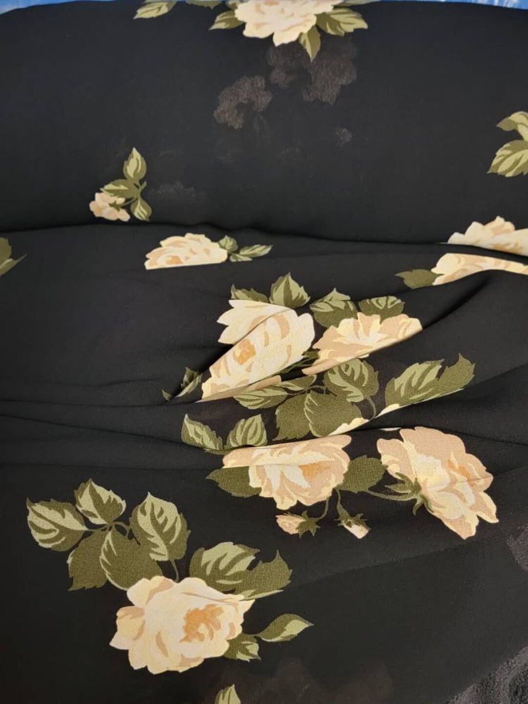 Rayon Georgette Woven Natural Fiber- by the Yard - - Etsy