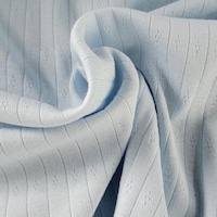 Doux French Rib Knit 68" Stretch Fabric by the Yard - Baby Blue - Etsy