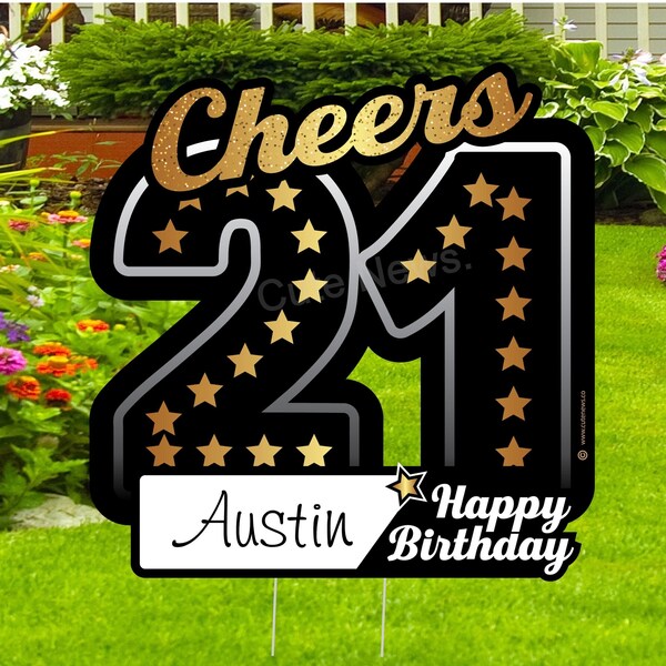 21st Birthday Sign - Etsy