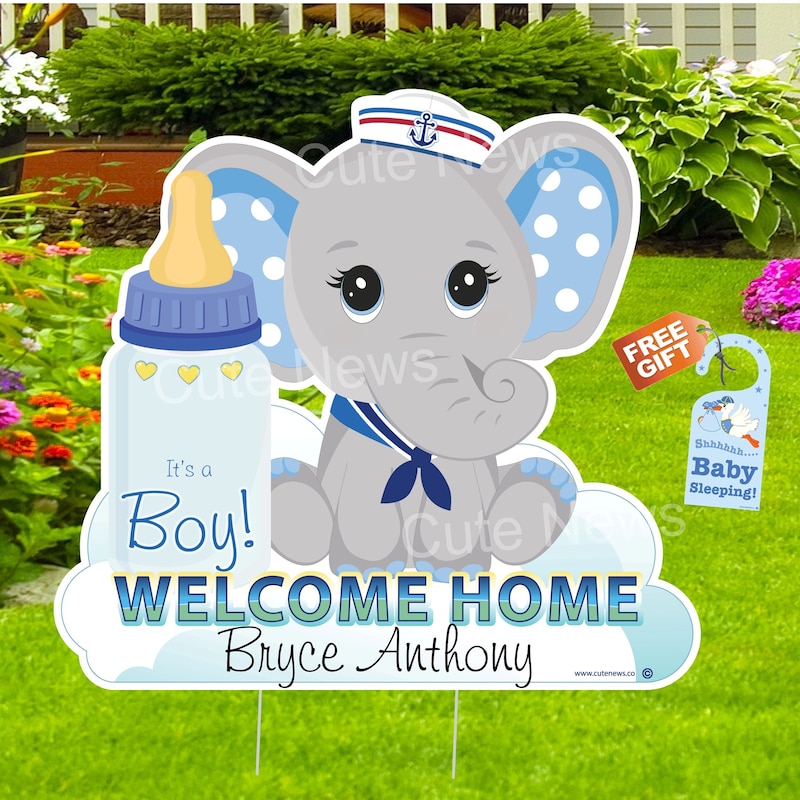 Welcome Home Baby Signs - Etsy