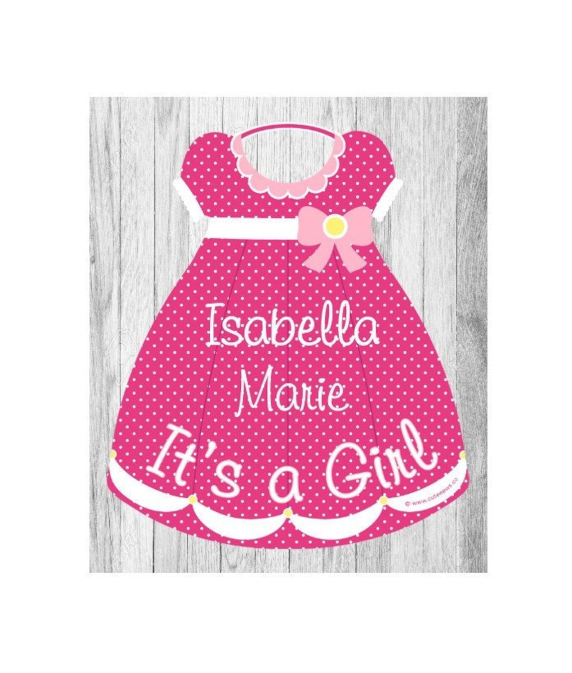 Welcome Home New Baby Girl Door Hanger Sign Personalized - Etsy
