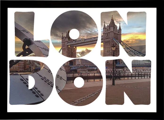 London Word Print Word Art Gift Personalised Gift - Etsy UK