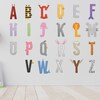 Wall Animal Alphabet Sticker Kids Educational Colorful Wall ABC Decal ...