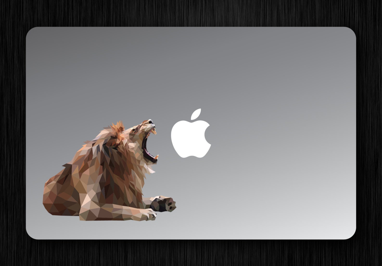 Modern Geometric Lion Spirit Animal Apple Macbook / Laptop / - Etsy