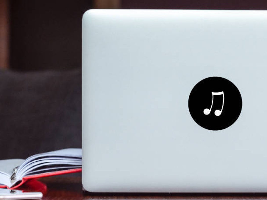 Musical Note / Music Note / Black Circle Light Cover Decal Apple ...