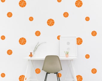Basketball Wall Decal - Etsy