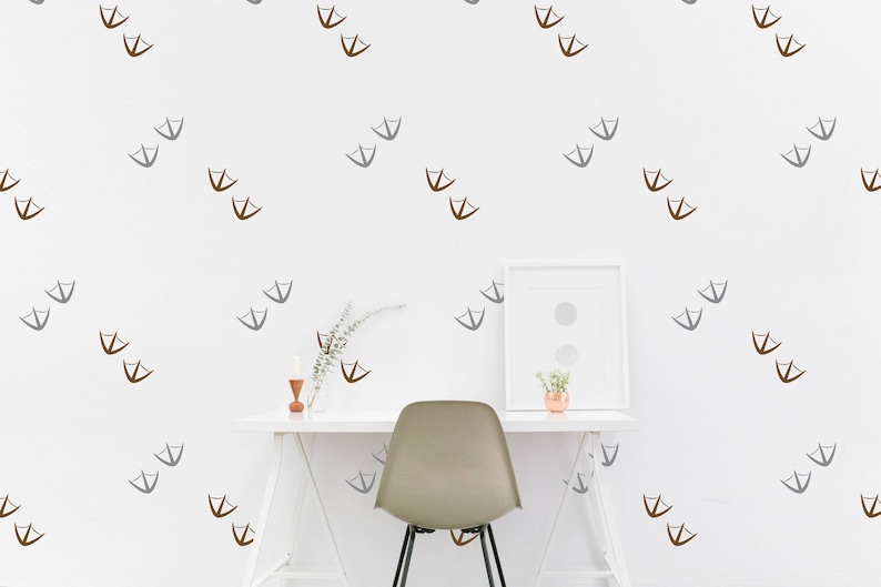 Bird Footprint Wall Decal Pattern Seagull Feet Sticker Kids | Etsy