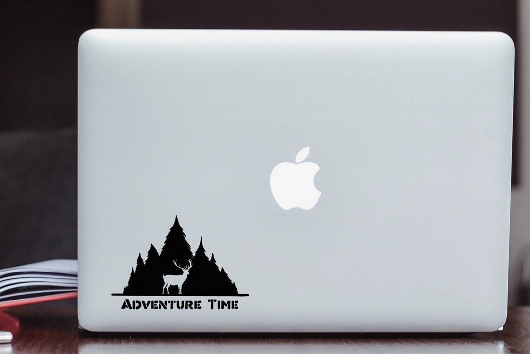 Adventure Time Decal Forest Camping Deer Apple MacBook Sticker ...