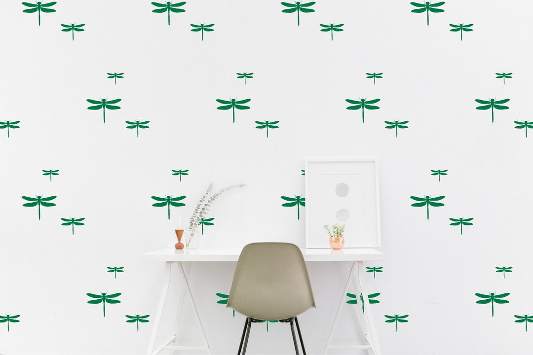 Dragonfly Wall Decal Insect Kids Room Wall Sticker Nursery Bedroom ...