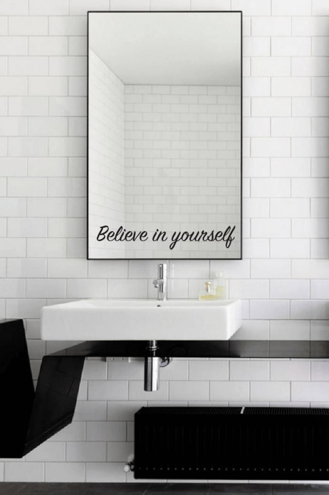 Believe in Yourself Mirror Decal / Believe in Yourself Mirror Sticker ...
