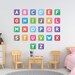 Building Blocks Alphabet Sticker Kid Room Wall ABC Educational - Etsy
