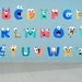 Monsters Alphabet Sticker Kid Educational ABC Wall Decal Colorful ...