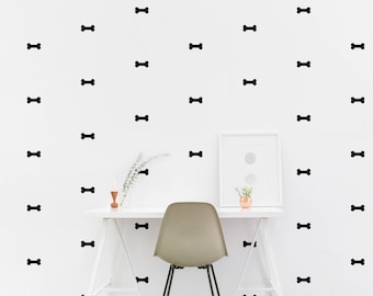 Dog & Bone Wall Decal Kids Room Dogs Bone Wall Sticker | Etsy