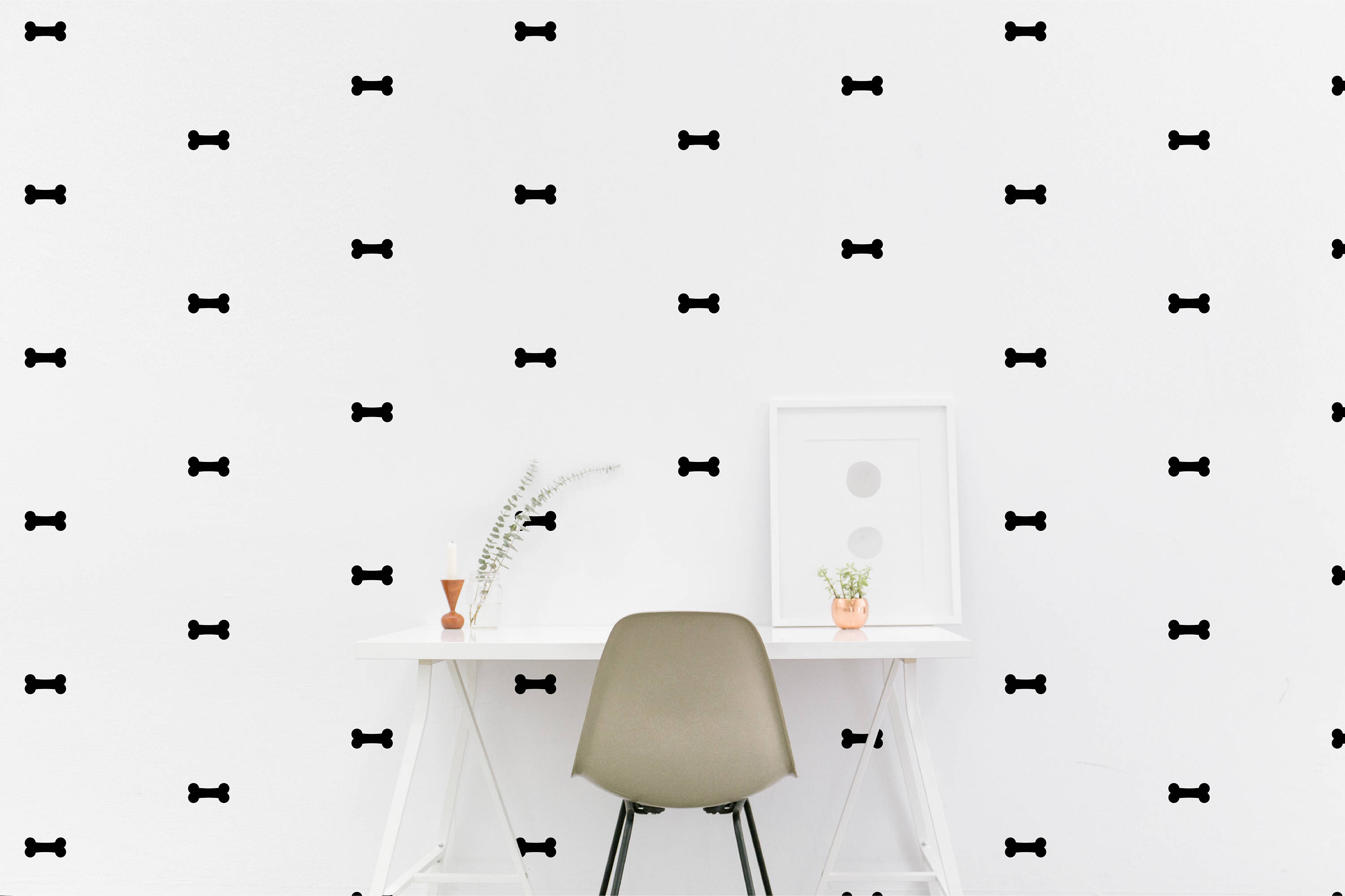 Dog Bone Wall Decal Bone Kids Room Marine Wall Sticker Kids Bedroom ...