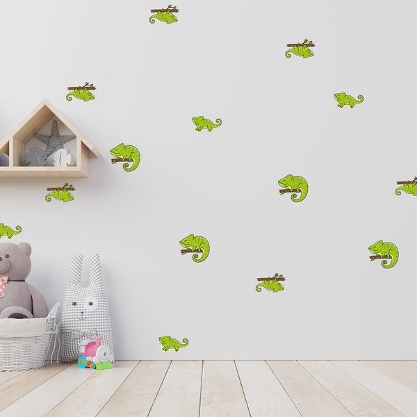 Lizard Wall Decals - Etsy