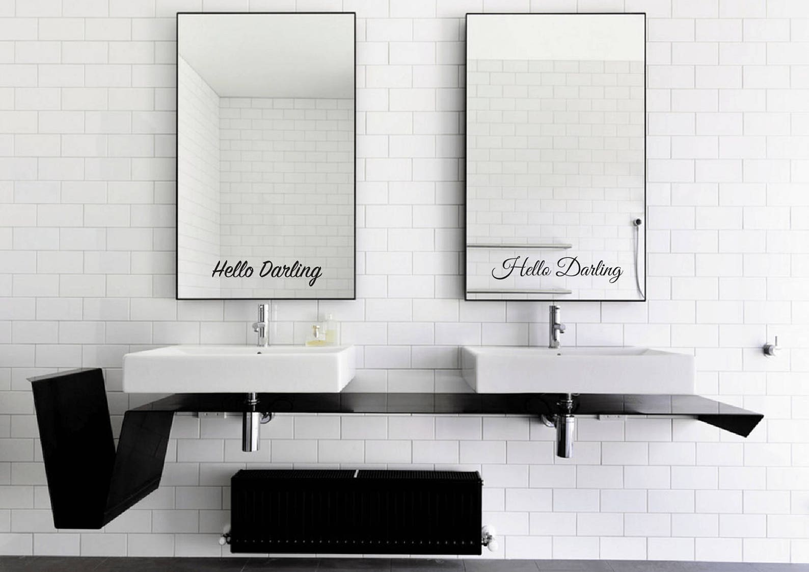 Hello Darling Mirror Decal / Hello Darling Mirror Sticker / Hello ...