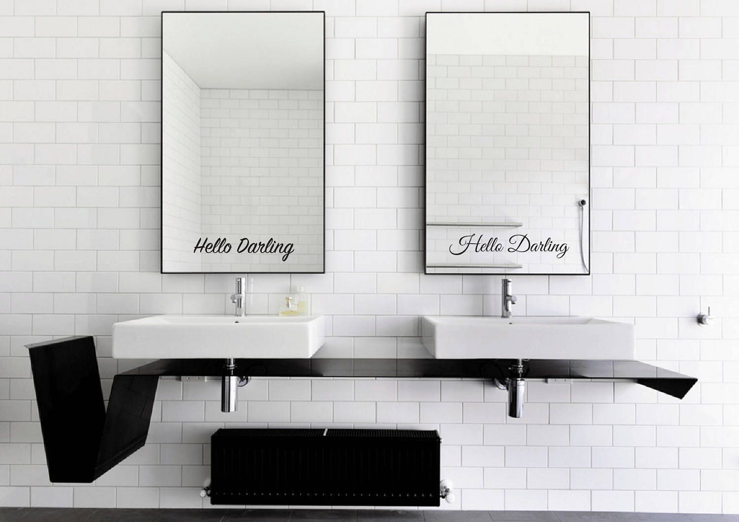 Hello Darling Mirror Decal / Hello Darling Mirror Sticker / Hello ...