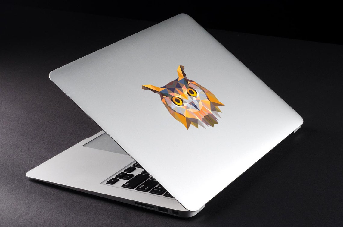 Modern Geometric Owl Spirit Bird Apple Macbook / Laptop / Ipad - Etsy