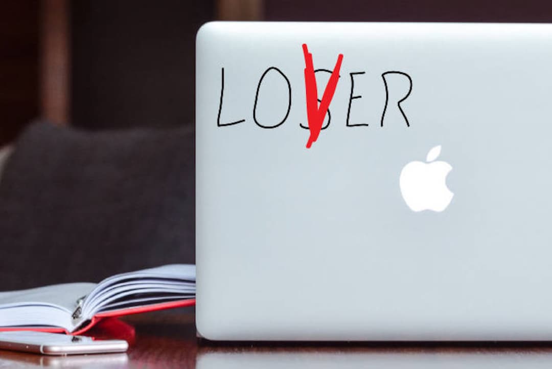 Loser / Lover Decal Stephen King's IT Losers Club Inspired Apple ...