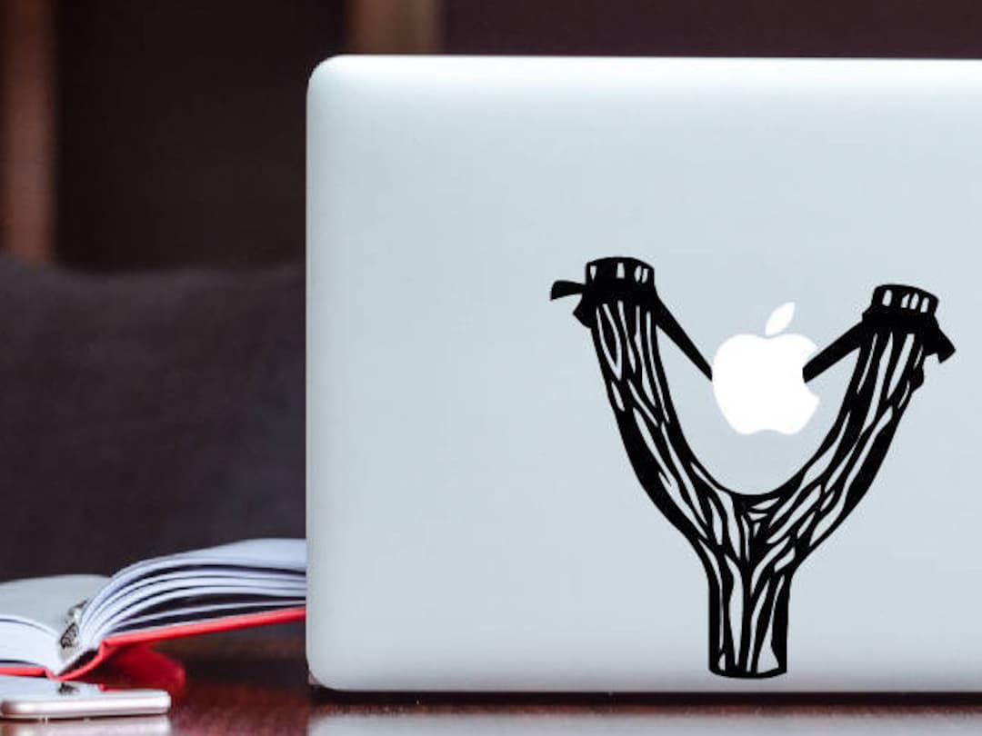 Stretched Catapult MacBook Decal Shooting Apple MacBook Decal / Laptop ...