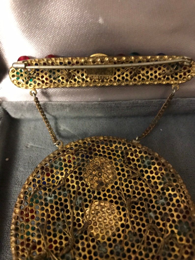 1930s NY Designer Ben Meltzer Rare Art Deco Glass Bead Bar - Etsy