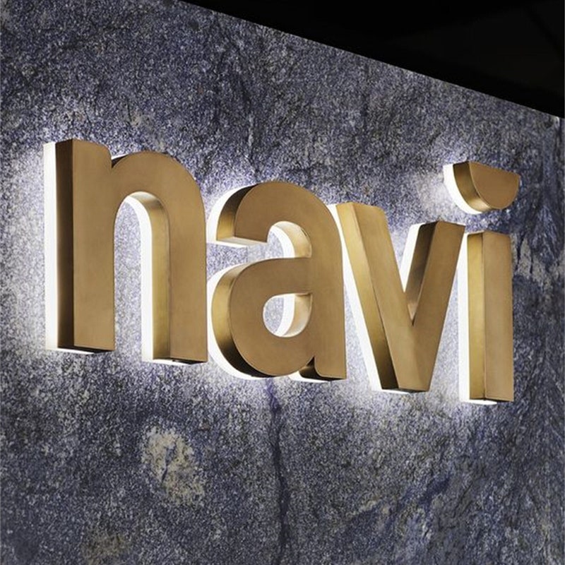Brass Letter Signage - Etsy