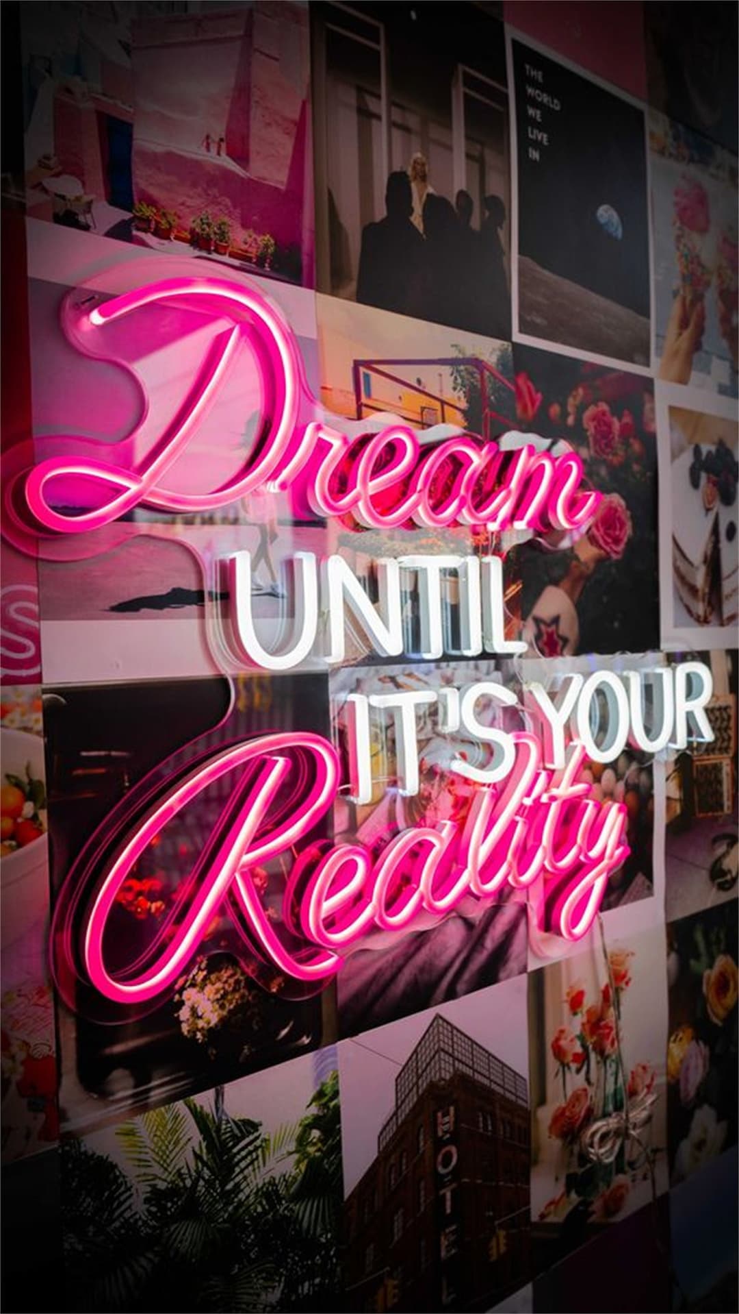 Dream Until It's Your Reality Custom Cursive Neon Sign: Personalized ...