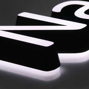 Custom LED Backlit Company Logo Sign – 3D Business Branding Wall Decor ...