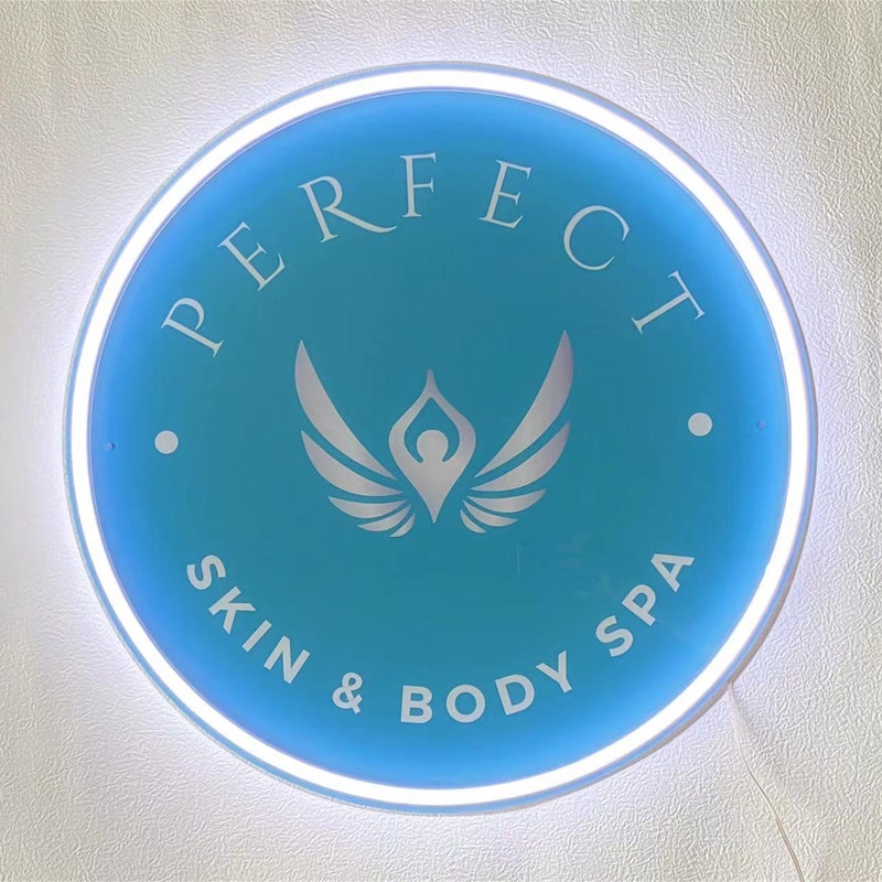 Illuminated Logo Sign - Etsy