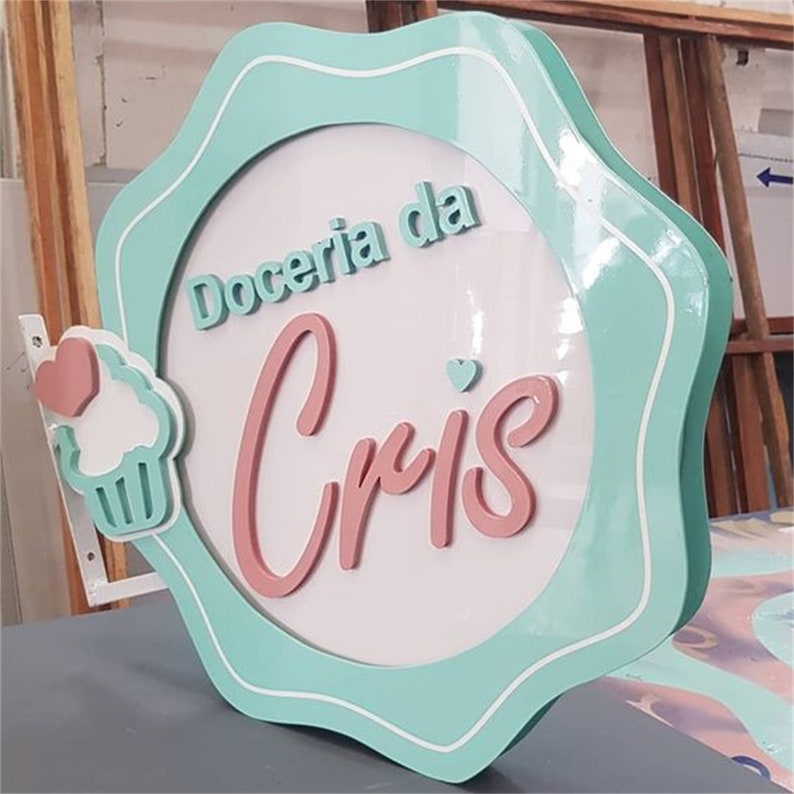 Custom Circle Backlit Logo Sign for Business Decor Logo - Etsy