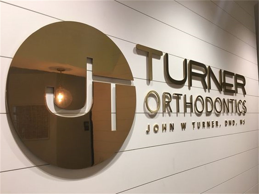 Custom Laser Cut Metal Business Logo Sign – 3D Steel Wall Art - Etsy