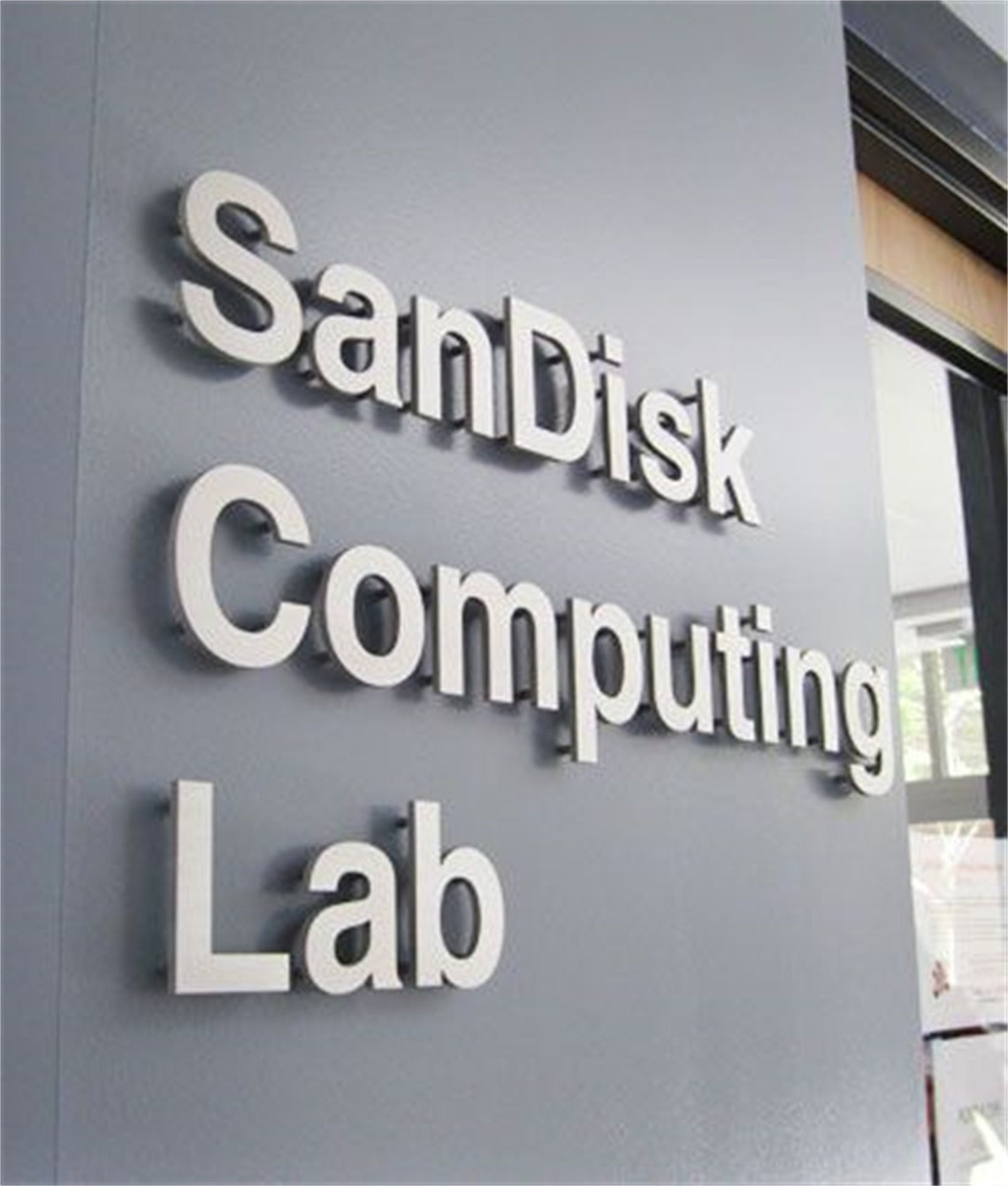 Custom Laser Cut Metal Logo Sign: Brushed Office Decor, Matte Black ...