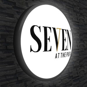 Back and Font Lit Sign Logo Light Box , Custom Fabric Led Box Sign ...