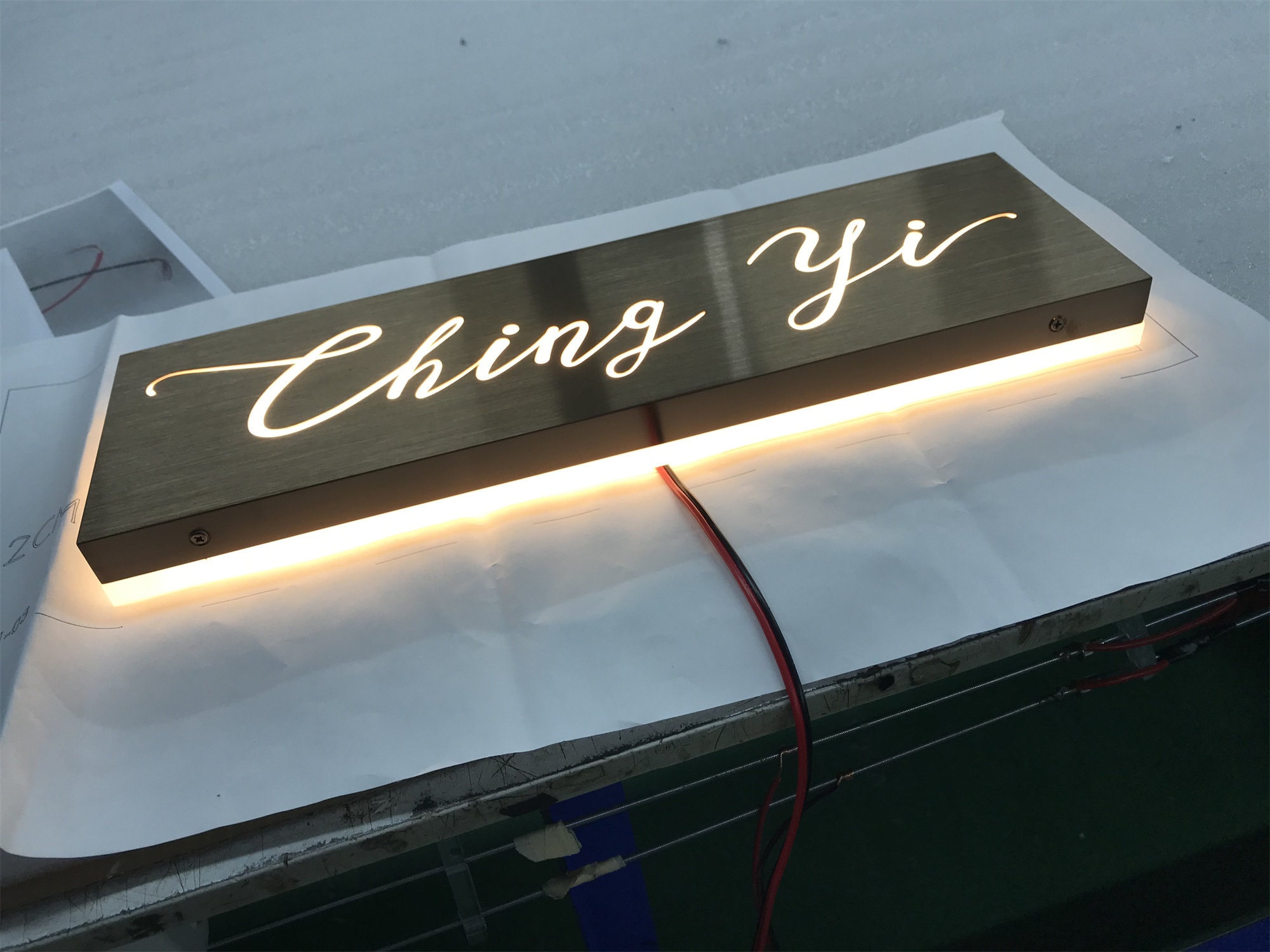 Custom 3D Letter LED Sign, Backlit Business Signage - Etsy