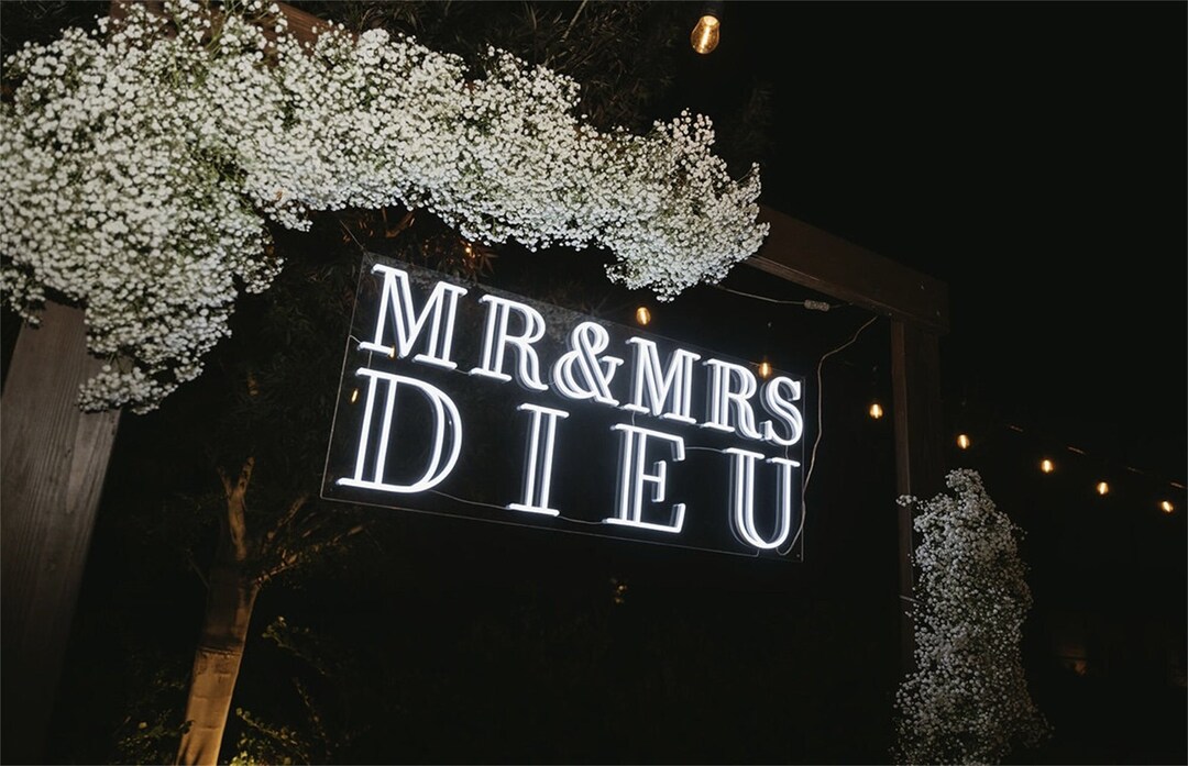 Wedding Neon Sign for Backdrop Wedding Decorations Wedding Decor ...